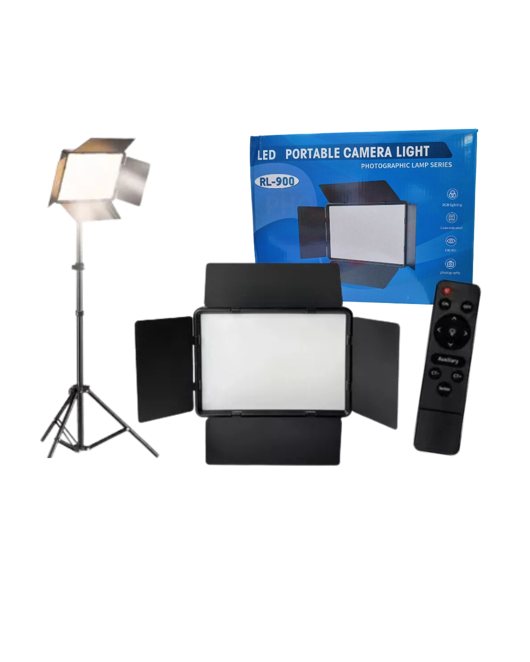 REFLECTOR LED PORTATIL PANEL RL-900 – Reina Electronica