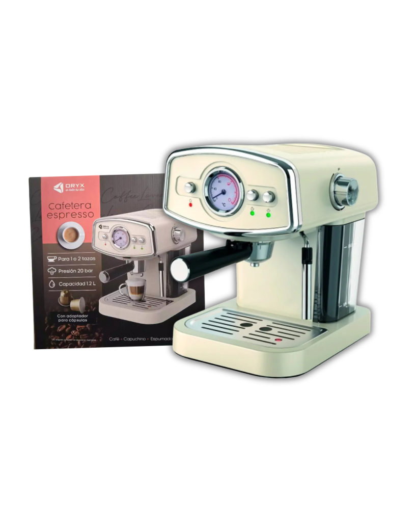 CAFETERA ESPRESSO VINTAGE ORYX 1,2L – Reina Electronica